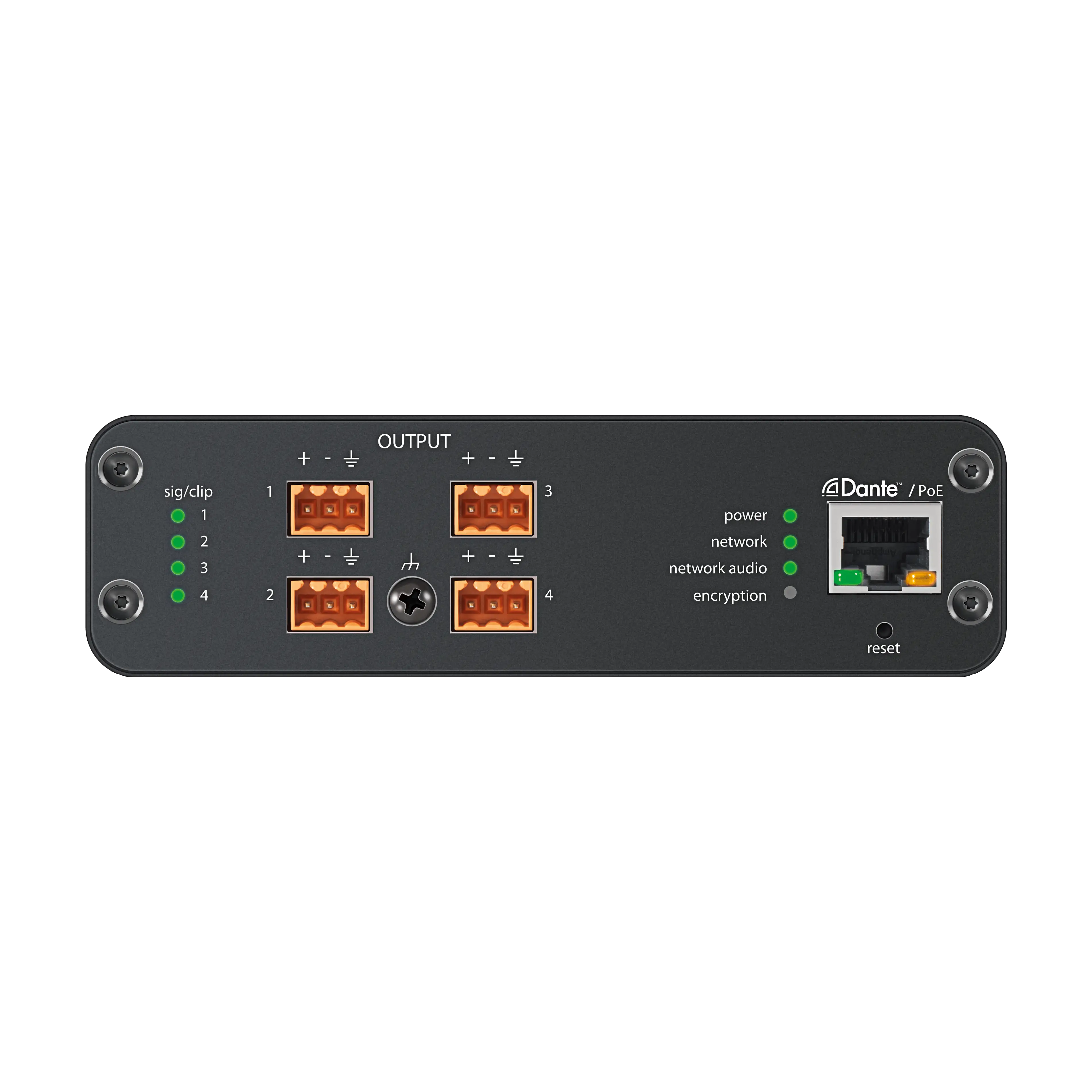 Shure ANI4OUT Dante to Analog Audio Network Interface – Protech ...